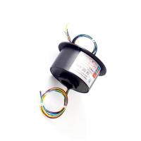 China 25.4mm 1500 RPM Fiber Optic Slip Ring with 6 Signal Circuits and IP51 Rating for sale