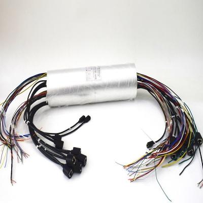 China 38.1mm Inner Bore Hollow Shaft Slip Ring with USB 2.0, RS232 and 1000M Ethernet - 0-300 RPM Speed Range for sale