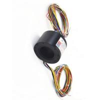 China Precious Metal 55mm Through Hole Slip Ring Aluminium Alloy Housing 99mm OD for sale