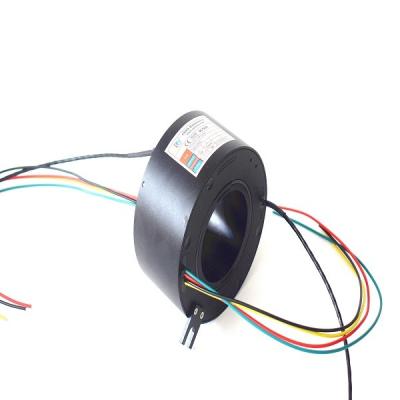 China Waterproof 380V 70mm Through Bore Slip Ring 4x15A Canbus for Packaging Machine for sale