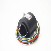 China IP51 Through Hole Slip Ring 70mm Bore 17 Circuits Precious Metal Contacts Rotary Union for sale