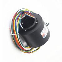 China IP51 Through Hole Slip Ring 70mm Bore 17 Circuits Precious Metal Contacts Rotary Union for sale