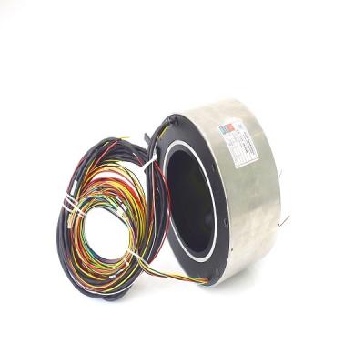 China 130mm Through Bore Slip Ring 400 VAC Power Signal Rotary Joint for Sewage Treatment for sale