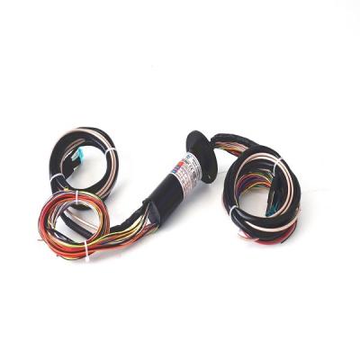 China SDI High Resolution HDMI Slip Ring with Gold Contacts 200 RPM - 30×2A Circuits, Gigabit Ethernet, IP40 Rated for sale