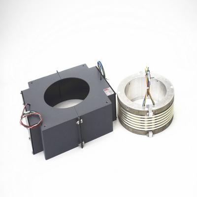 China 166mm Inner Bore Two-Half Split Slip Ring 10 RPM for Ferris Wheel | 2×5A Power & Signal Transmission for sale