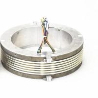 China 166mm Inner Bore Two-Half Split Slip Ring 10 RPM for Ferris Wheel | 2×5A Power & Signal Transmission for sale