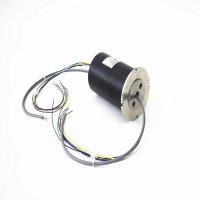 China 30 RPM 2 Channel Air Gas Rotary Union Slip Ring 10x5A 5xProfinet for Food Processing for sale