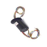 China ECN000-35P-GS High Speed Slip Ring - 3000 RPM Flange Mount with 35 Circuits @ 1A for sale