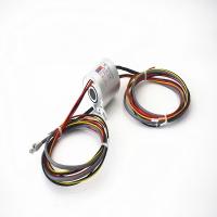 China 25.4mm Inner Bore 1000M Ethernet Slip Ring Precious Metal Contacts 300rpm for sale