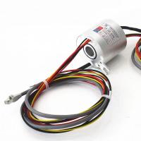 China 25.4mm Inner Bore 1000M Ethernet Slip Ring Precious Metal Contacts 300rpm for sale