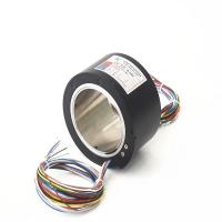 China Wrapping Machines 60rpm Through Bore Slip Ring 80mm Stainless Steel Housing 380VAC for sale