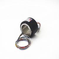 China Wrapping Machines 60rpm Through Bore Slip Ring 80mm Stainless Steel Housing 380VAC for sale
