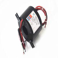 China 38.1mm Through Bore Slip Ring with K Type Thermocouple 2x30A 250VAC for sale