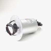 China Waterproof IP65 Gigabit Ethernet Slip Ring 100mm Bore with 300 RPM Speed for Industrial Equipment for sale