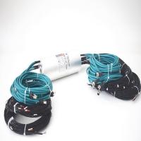 China 25.4mm Inner Bore Ethernet Rotary Joint 300rpm Aluminium Housing Slip Ring for sale