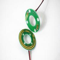 China 20mm Mini Slip Ring 24VAC 3mm Thickness with Precious Metal Contacts for Ferris Wheel Applications for sale