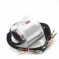 China IP65 4 Channel RF Rotary Joint Slip Ring DC to 900MHz SMA Connector Integrated Power for sale