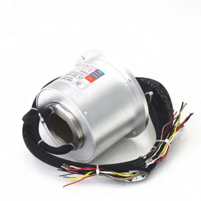 China IP65 4 Channel RF Rotary Joint Slip Ring DC to 900MHz SMA Connector Integrated Power for sale