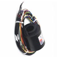 China Military Aluminium alloy Industrial Slip Ring Solid Through Bore For Display for sale
