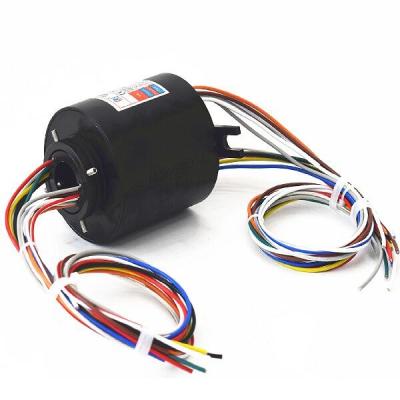 China IP65 Waterproof Slip Ring 25.4mm Bore Precious Metal 300rpm for ROV Offshore for sale