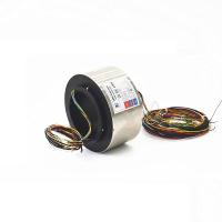 China Large Bore Slip Ring 130mm ID 50 RPM 400VDC 19 Circuits Precious Metal Contact for sale