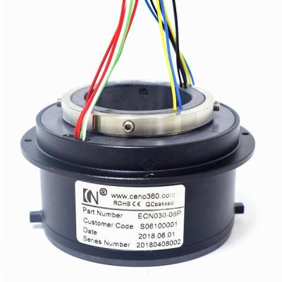 China IP54 High Speed Rotary Union 2000rpm with 30mm Bore and Gold Contacts for Railway Applications for sale