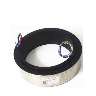China Industrial IP54 Hollow Shaft Slip Ring 210mm Inner Bore 6 Circuits 5A for sale