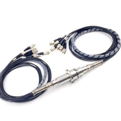 China FCN0207G-20 Fiber Optic Rotary Joint 2-7 Channels 300 RPM IP54 185g for Medical & Industrial Equipment for sale