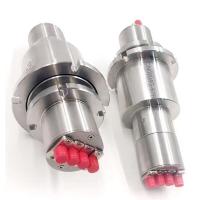 China Low Torque 300 rpm Fiber Optic Rotary Joint 2-6 Channels ST FC SC Connector for sale
