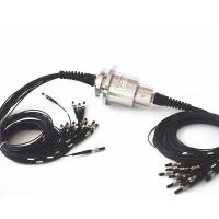 China Multi Channel Fiber Optic Slip Ring 2-31 Channels 850-1550nm Stainless Steel Housing for sale