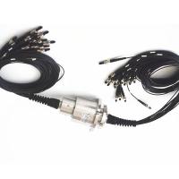 China Multi Channel Fiber Optic Slip Ring 2-31 Channels 850-1550nm Stainless Steel Housing for sale