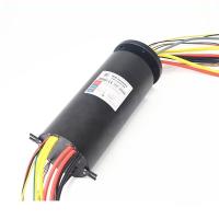 China High Current Carbon Brush Slip Ring 200A IP51 Aluminium Housing for Cable Reel for sale