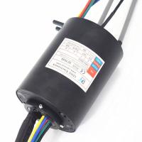 China IP51 1000M Ethernet Rotary Joint 25.4mm Bore 300 Rpm Precious Metal Contact for sale