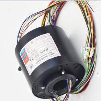 China Wind Power Signal Through Hole Slip Ring 25.4mm Bore 300rpm Aluminium Housing for sale