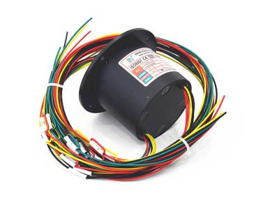 China Industrial Slip Ring 300rpm 12 Circuits 5A Flange Mount Stainless Steel for sale