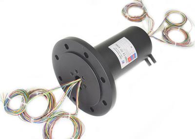 China Industrial Slip Ring 30 Circuits 2A 300rpm Screw Mount Precious Metal Contact for sale