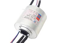 China 100Mbps Ethernet Slip Ring 25.4mm Through Hole Precious Metal Contact 10A Power for sale