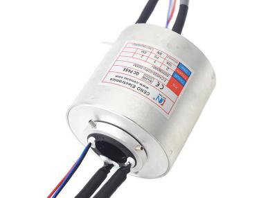 China 100Mbps Ethernet Slip Ring 25.4mm Through Hole Precious Metal Contact 10A Power for sale