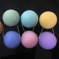 China Round Konjac Body Sponge Eco Friendly OEM ODM for sale