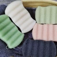 China Customized Konjac Body Sponge Wet Dry Exfoliating Shower Sponge for sale