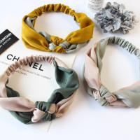 China Satin Silk Elastic Hair Bands Custom Elastic Ribbon Hair Ties for sale