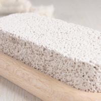 China Durable Salon Oval Feet Pumice Stone Scrubber for sale