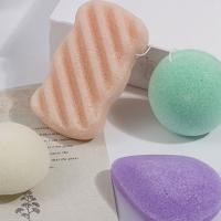 China Customized Konjac Body Sponge Wet Dry Exfoliating Shower Sponge for sale