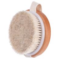 China Boar Bristle Wooden Shower Bath Body Brush Exfoliate Reducing Cellulite for sale