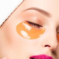 China Custom Natural Konjac Under Eye Moisturizing Patches Biodegaradable Anti Wrinkle for sale