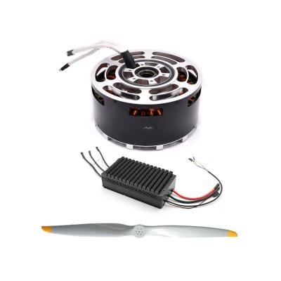 China 240110 180KG Thrust Propulsion Drone Brushless Motor 400V 160A ESC 72'' Propeller for sale