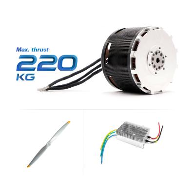 China 240150 BLDC Heavy Lift Drone Motor 220KG Thrust 15KW for sale