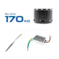 China 170KG Thrust BLDC Motor for Heavy Lift Drones 202x150mm for sale