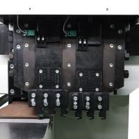China Automatic Vertical V Grooving Machine 1250mm 4000mm Two Tool Holders Round Trip Cutting for sale