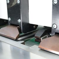 China Automatic Vertical V Grooving Machine 1250mm 4000mm Two Tool Holders Round Trip Cutting for sale